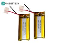 China 600mAh Custom Silver Li ion Battery / 851838 3.7V Wearing Device Lithium ion Polymer Battery for sale