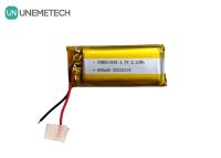 China 600mAh Custom Silver Li ion Battery / 851838 3.7V Wearing Device Lithium ion Polymer Battery for sale