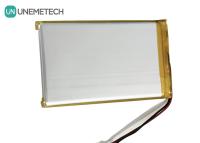 China 3.7V 3000mAh Rechargeable Li-ion Battery 605080 with PCB and Wire Connector for Electronics for sale