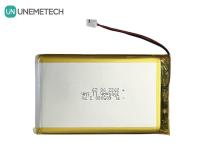 China 3.7V 3000mAh Rechargeable Li-ion Battery 605080 with PCB and Wire Connector for Electronics for sale