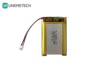 China UNEMETECH 1.5A Rechargeable Li-polymer Battery 803450 / 3.7V 1500mAh Lithium Ion Polymer Battery for sale