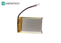 China UNEMETECH 1.5A Rechargeable Li-polymer Battery 803450 / 3.7V 1500mAh Lithium Ion Polymer Battery for sale