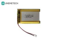 China UNEMETECH 1.5A Rechargeable Li-polymer Battery 803450 / 3.7V 1500mAh Lithium Ion Polymer Battery for sale