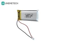 China 3.7V 600mAh Rechargeable Li Polymer Battery 802040 for Electronic Products for sale
