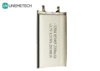 China 3.7V 2300mah Single Cell Lithium Polymer Battery Pack 853465 with IEC62133 for Medical Equipments for sale
