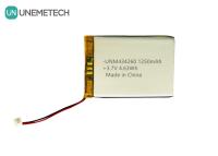 China 4.63Wh Rechargeable Lithium Polymer Battery Pack 434260 3.7V 1250mAh for Charging Case for sale