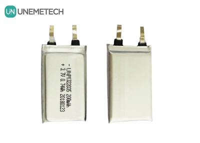 China Rechargeable Custom Li Polymer Battery 322035 3.7V 200mAh for Wireless Headsets for sale