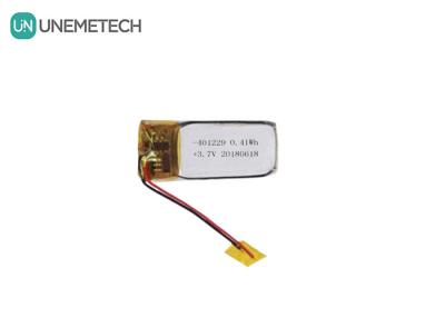 China Custom Li Ion Polymer Battery 3.7 V 110mAh 401229 Small Lipo Battery For Earphone Charging Case for sale
