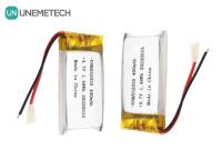 China 3.7V Rechargeable Lithium Ion Polymer Battery 552035 400mAh Li Po Battery For Wireless Device for sale