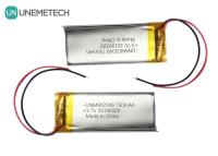 China Beauty Apparatus Lithium Polymer Battery 3.7V 750mah 802049 1C Discharge Li Poly Battery for sale