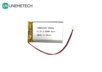 China 552540 Prismatic Silver Rechargeable Lipo Batteries 3.7V 550mAh For PET Tracker for sale