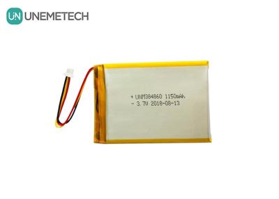 China 3.7V 1150mAh Silver Lithium Polymer Battery 384860 Custom Lipo Batteries for sale