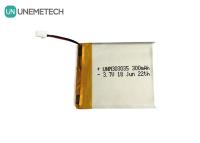 China 300mAh Lithium Polymer Battery 303035 Nominal Voltage 3.7 V Lipo Battery MSDS Approved for sale