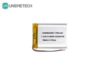 China 853639 4.35V 1700mAh Polymer Li Ion Battery High Voltage For Body-Worn Camera for sale