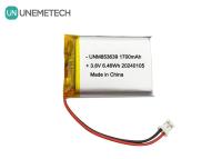 China 853639 4.35V 1700mAh Polymer Li Ion Battery High Voltage For Body-Worn Camera for sale