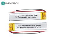 China Custom 882194 High Voltage LiPo Battery 4.35V 2500mAh 1 Year Warranty for sale