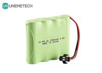 China 4.8V Nickel-Metal Hydride Battery 2800mAh Rechargeable AA Battery Packs for sale
