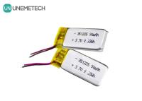 China 351225 Polymer Li-ion Battery 3.7V 90mAh Rechargeable Ultra Thin Li Polymer Battery for sale