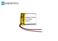 China 3.7V Rechargeable Lithium Polymer Ion Battery 502225 260mAh for Wireless Sensors for sale