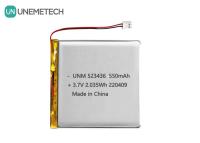 China Lithium-ion Polymer Battery 3.7V 550mAh 523436 Rechargeable Li Polymer Battery for GPS Tracker for sale