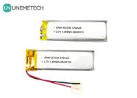 China 3.7V 370mAh 651545 Rechargeable Lithium Li-ion Polymer Battery for Digital Products for sale