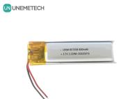 China Beauty & Makeup Battery Supplier 600mAh 3.7V Lipo Battery 651558 for Hair Remover for sale