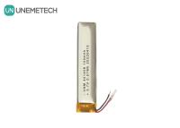China Lipo 3.7V 155mAh Rechargeable Polymer Battery 451458 For Wireless Headset for sale