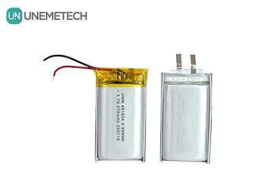 China Rechargeable Deep Cycle Li-Ion Polymer Battery 3.7V 270mAh 481834 For Smart Glasses for sale