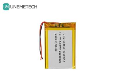 China 3.7V 1300mAh Standard Lithium Ion Polymer Battery 583850 For Electronic Products for sale
