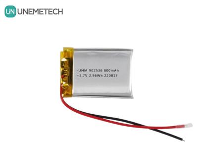 China 3.7V 800mAh Li Ion Polymer Battery 902536 Rechargeable Pouch Batterry For Gamepad for sale