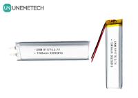 China 3.7V Lipo Rechargeable Batteries 1340mAh Lithium Polymer Battery 911775 for Smart Pen for sale