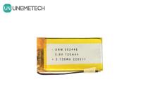 China 3.8V 720mAh LiPo High Voltage Battery LiHV 502448 for Bluetooth Headphone for sale