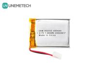 China Rechargeable 3.7V 450mAh 602533 Deep Cycle Lipo Battery For Smart Watches for sale