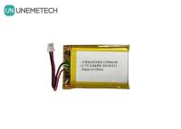 China 3.7V 1200mAh Fast Charging Lithium Polymer Battery 653450 For Digital Cameras for sale