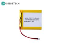 China 3.7V 2400mAh Rechargeable Li-Ion Polymer Battery 575957 For Electrionic Scales for sale