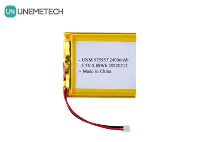 China 3.7V 2400mAh Rechargeable Li-Ion Polymer Battery 575957 For Electrionic Scales for sale