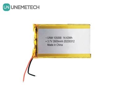 China 3900mAh High Capacity Li-Polymer Battery 105068 3.7V Lipo Batteries For Tablet for sale