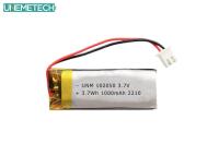 China Lipo Battery Pack 102050 3.7V 1000mAh Lithium Polymer Battery with IEC62133 Approved for sale