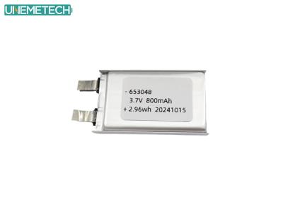 China 20C High Discharge Rate LiPo Battery 653048 3.7V 800mAh for RC Airplane for sale
