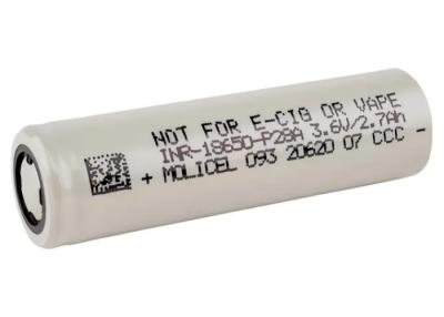 China Molicel P28A 18650 Battery 3.6V 2800mAh 35A Discharge Lithium-ion Cylindrical Cell for sale