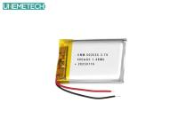 China Li Polymer Battery Pack 502535 400mAh 3.7V battery for Electronic Appliances for sale
