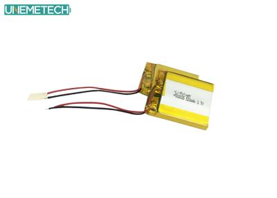China 3.7V Custom LiPo Batteries 520mAh Lithium Ion Polymer Battery 503035 For Wearable Device for sale