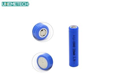 China 3.7V 320mAh 10440 Lithium Ion Rechargeable Battery / Electric Toothbrush Battery for sale