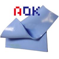 China Thickness 0.5 mm Thermal Pad Material Silicone 8 W/m.K Blue Color for sale