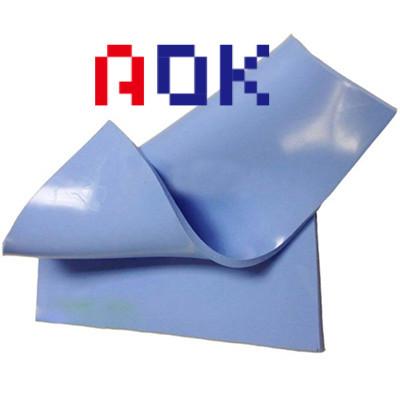 China Thickness 0.5 mm Thermal Pad Material Silicone 8 W/m.K Blue Color for sale