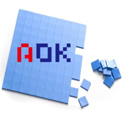 China AOK Soft Thermal Conductive Silicone Pad , EV Battery Thermal Adhesive Pad for sale
