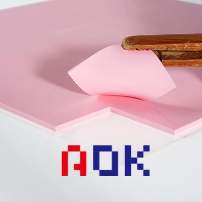 China Pink 2.3 G/CC Thermal Conductive Pad Self Adhesive Elastic For 5G for sale