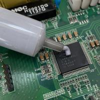 China Non Vulcanized Heat Sink Thermal Grease Silicone Silver Gray for sale