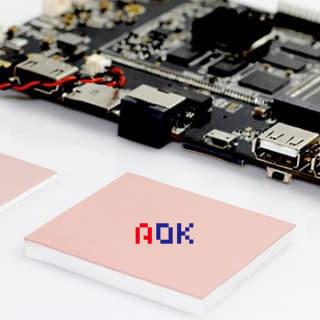 China 100x100x1mm SSD Thermal Pad , Silicone Thermally Conductive Interface Pads for sale