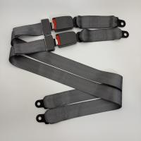 China 1.4m Gray 2-Point Adjustable Universal Seat Belt for Bus, School Bus, Truck, Van, Forklift for sale